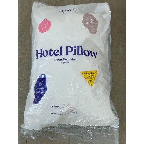 Fluff Co | Bedding | New Fluff Co Hotel Pillow Down Alternative ...